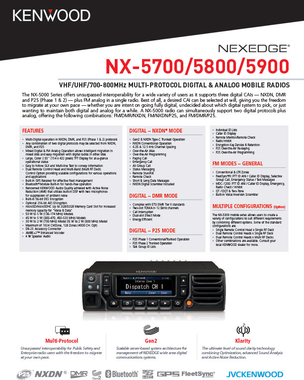 NX-5900/5800/5700 – Digicom Global 911