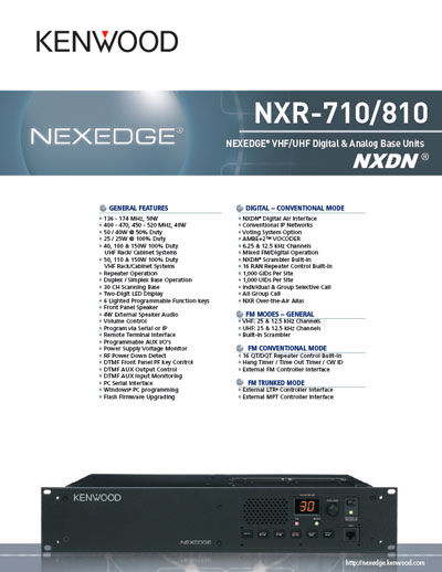 NXR-810/710 – Digicom Global 911